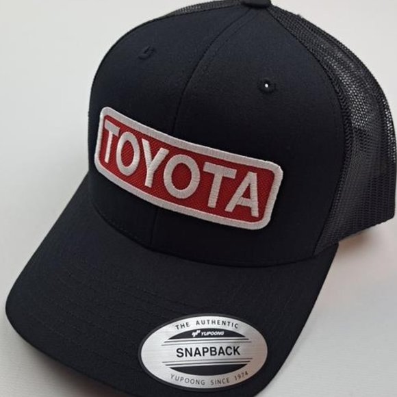 Accessories | Toyota Embroidered Patch Curved Bill Trucker Mesh ...
